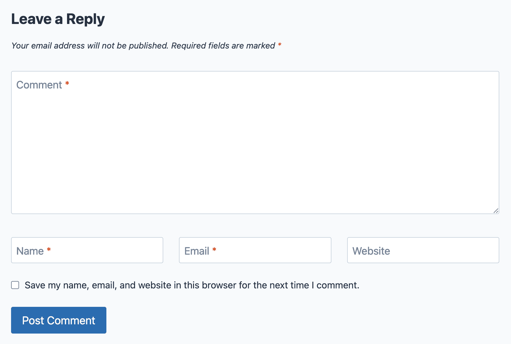 How to Customize the Kadence Comment Form - Kadence WP Documentation